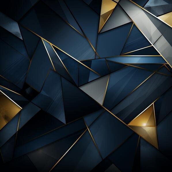 Download Abstract Dark Blue and Gold Geometric Background Backgrounds ...