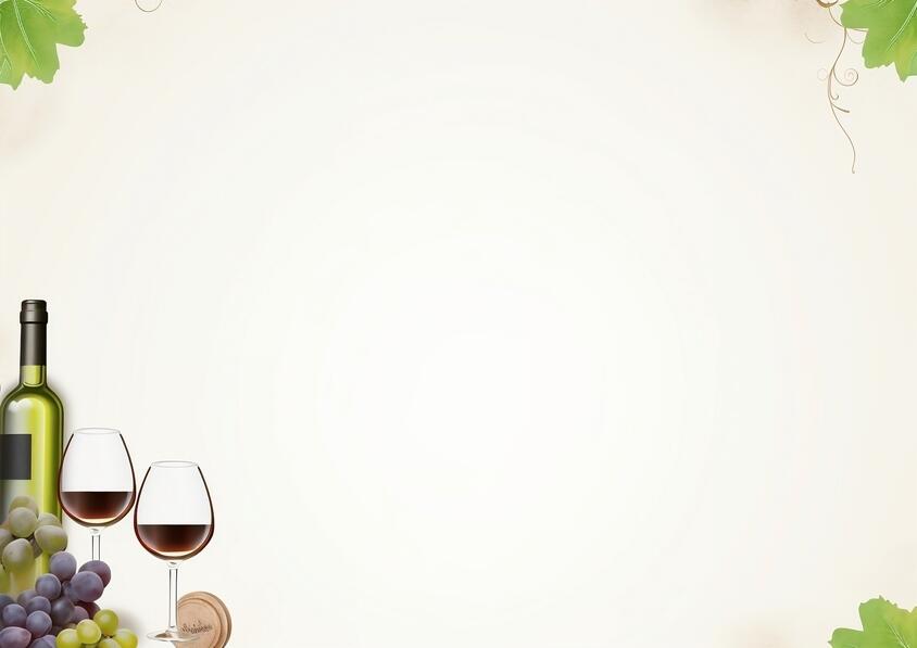 Download Grapes and Wine Glasses on Beige Background Backgrounds Online ...