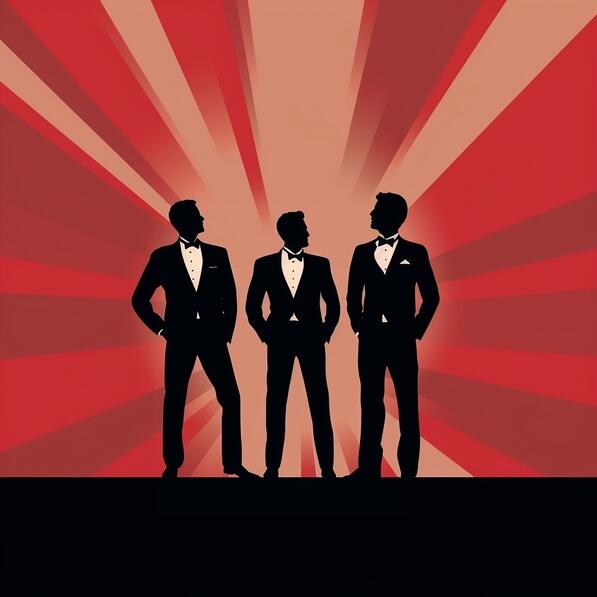 Download Silhouette of Men in Tuxedos - Groomsmen Backgrounds Online ...