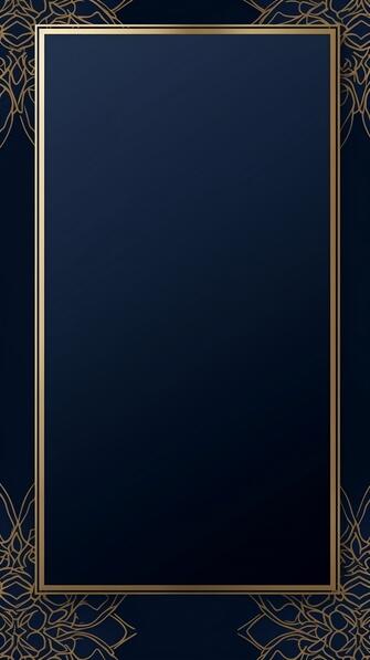 Download Elegant Navy Blue and Gold Frame Backgrounds Online - Creative ...