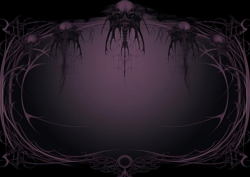 Download Gothic-inspired Dark Purple Background with Ornate Frame Backgrounds Online - Creative ...