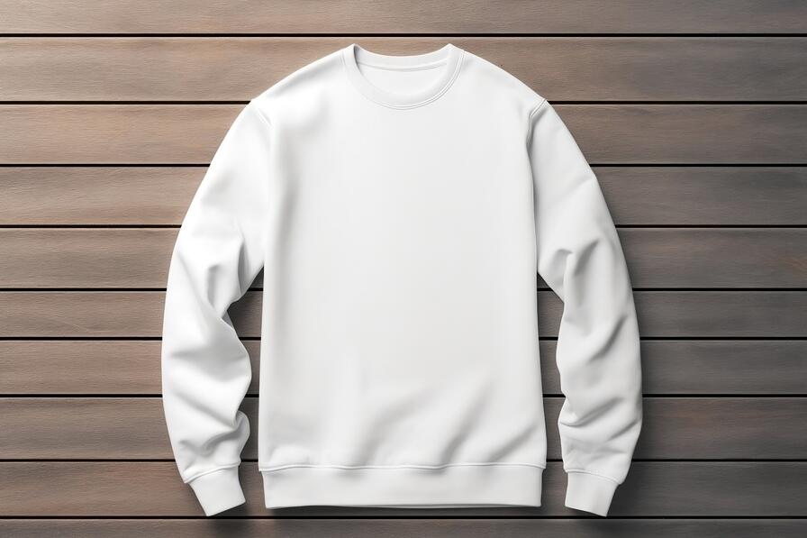 Download White Sweatshirt Mock-up on Wooden Wall Mockups Online ...
