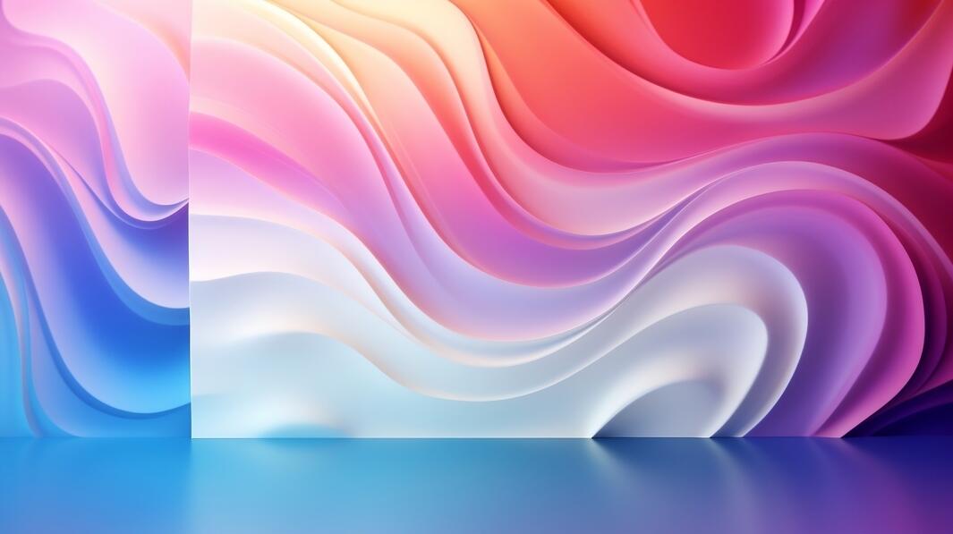 Download Colorful 3D Wave Abstract Background Backgrounds Online ...