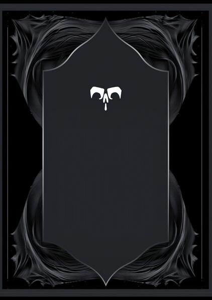 Download Dark Fantasy Frame with Skull and Crossbones Backgrounds ...