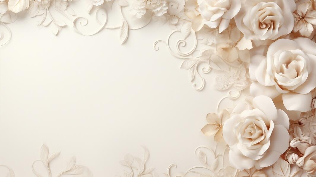 Download Elegant Floral Background with Paper Flowers Backgrounds ...