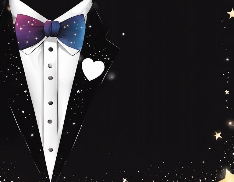 Download Elegant Man in Tuxedo with Starry Background Backgrounds ...