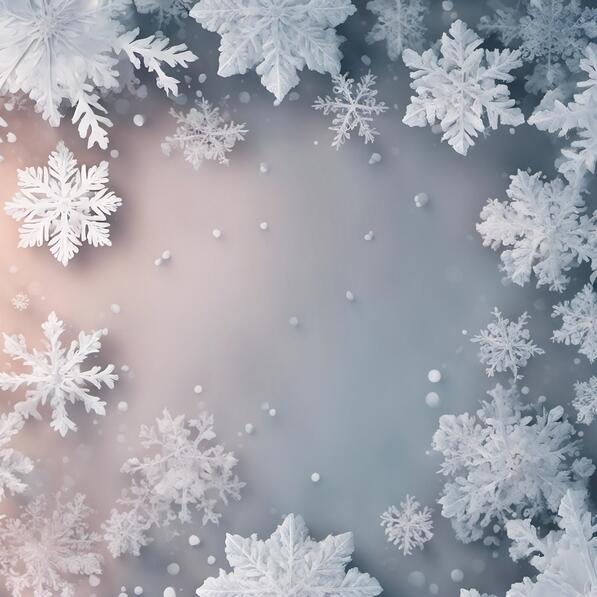 Download Snowflake Background with Space for Text or Design Elements ...