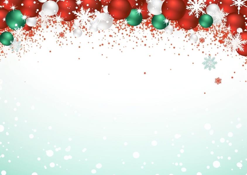 Download Festive Balloons and Snowflakes Background Backgrounds Online ...