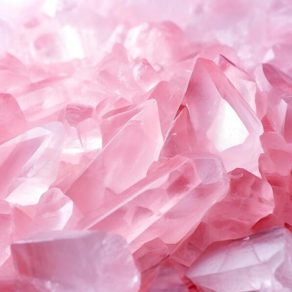 Download Pile of Pink Crystals with Various Shapes and Sizes ...