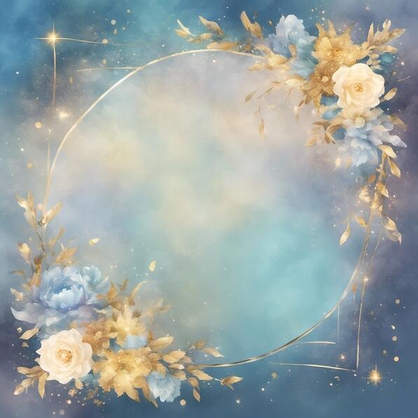 Descarga Fondo elegante de marco azul y dorado Fondos En Línea ...