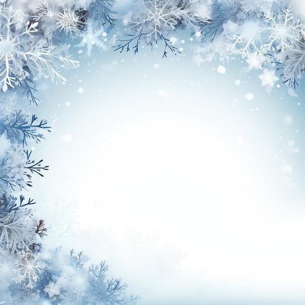 Download Elegant Winter Background with Snowflakes and Ornaments ...