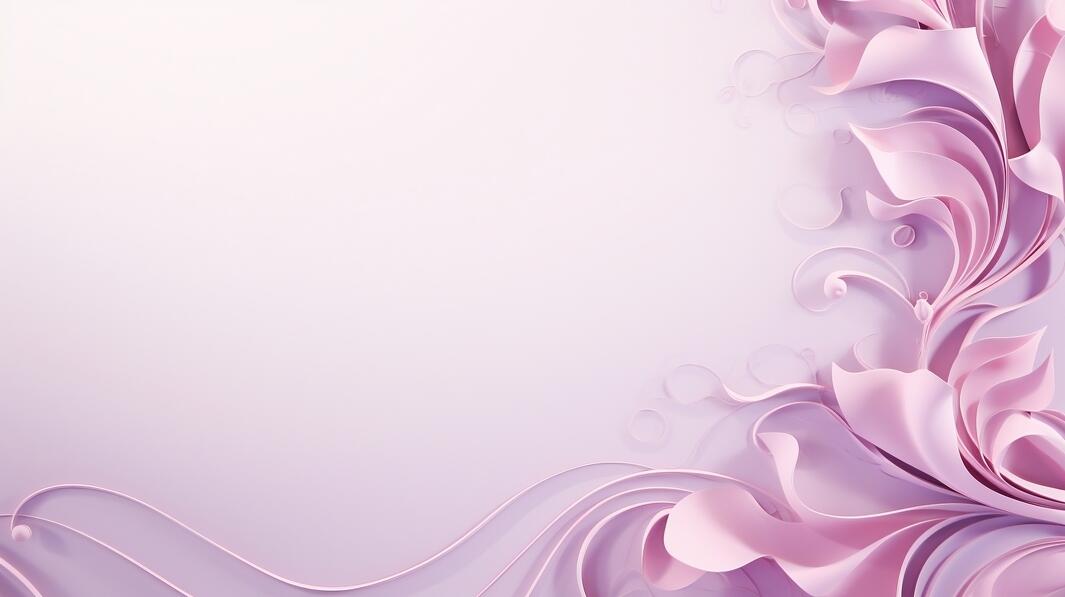 Download Pink Swirls and Floral Designs on Paper Background Backgrounds ...