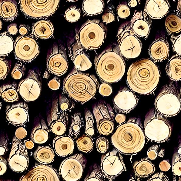 Download Stacked Wood Logs Pile for Firewood or Lumber Industry ...