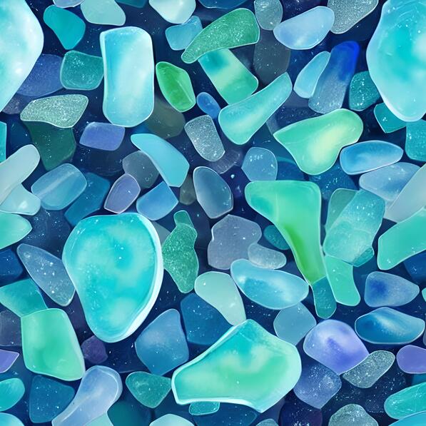 Download Abstract Sea Glass Pattern Patterns Online - Creative Fabrica