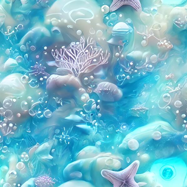 Download Colorful Underwater Scene with Starfish and Sea Creatures ...