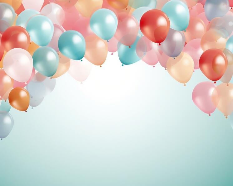 Download Colorful Balloon Background Backgrounds Online - Creative Fabrica