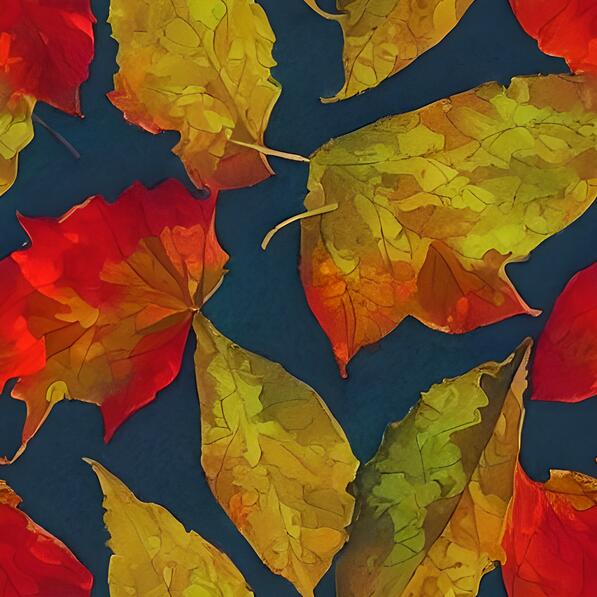 Download Colorful Autumn Leaves Seamless Pattern Patterns Online ...
