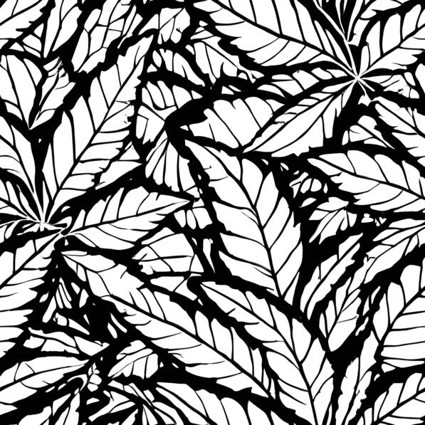 Download Black and White Marijuana Leaf Pattern Background Patterns ...