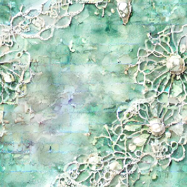 Download Rustic Artwork on Old Brick Wall with Lace and Pearls Patterns ...