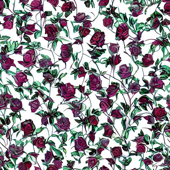 Download Purple and Green Rose Pattern on White Background Patterns ...