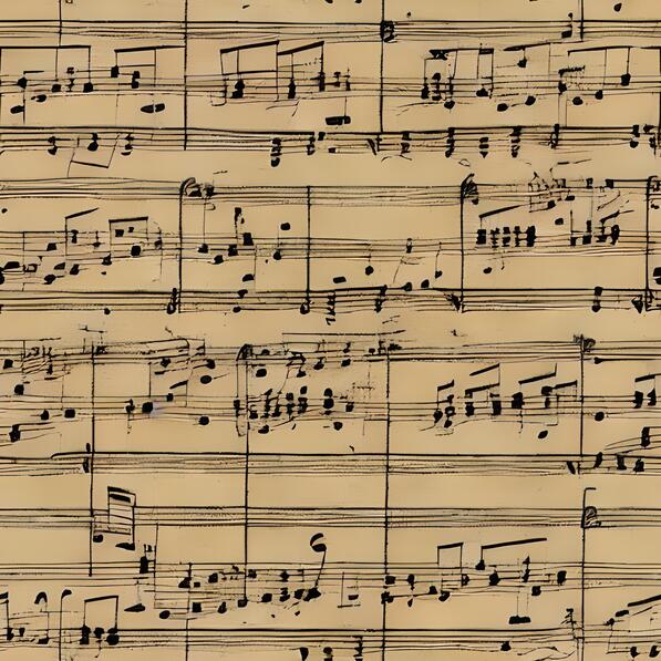 Download Old Sheet of Music with Handwritten Notes Patterns Online ...