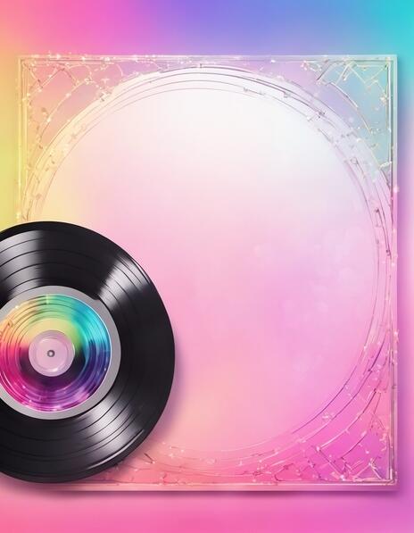 Download Colorful Abstract Background with Vinyl Record Backgrounds ...