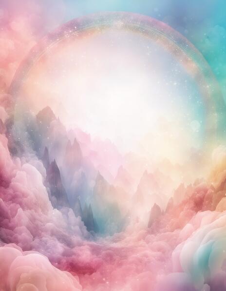 Descarga Fondo Colorido con Arco Iris y Nubes Fondos En Línea ...