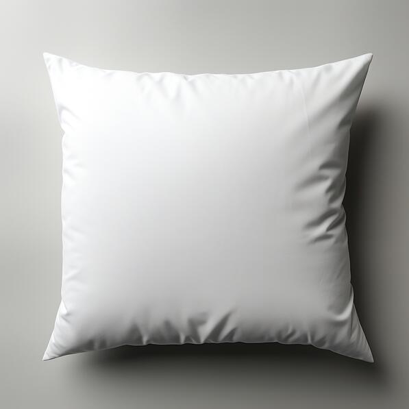 Download Empty White Pillow on Gray Background Mockups Online ...