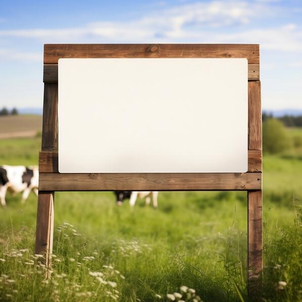 Download Rustic Signpost in an Open Field Mockups Online - Creative Fabrica