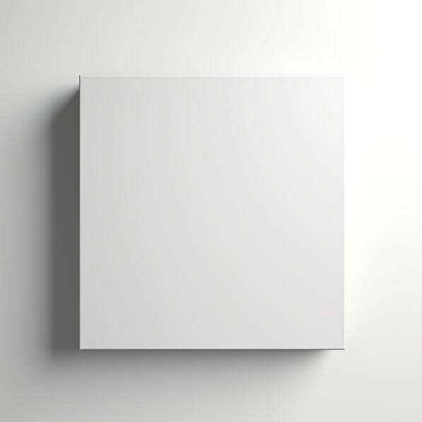 Download White Square Box Hanging on Wall Mockups Online - Creative Fabrica