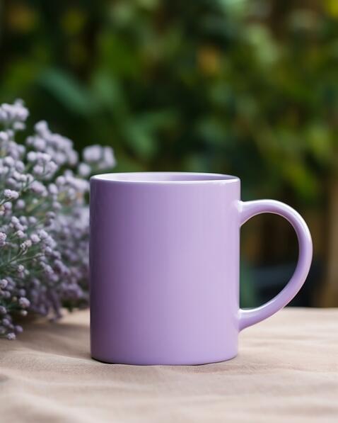 Download Purple Coffee Mug with Flowers Mockups Online - Creative Fabrica
