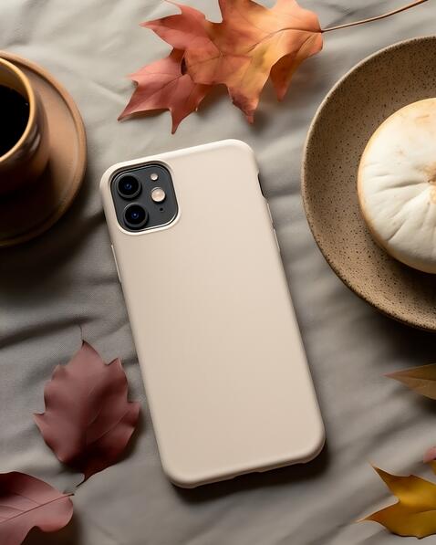 Download iPhone 11 Case with Coffee and Fall Leaves Mockups Online ...