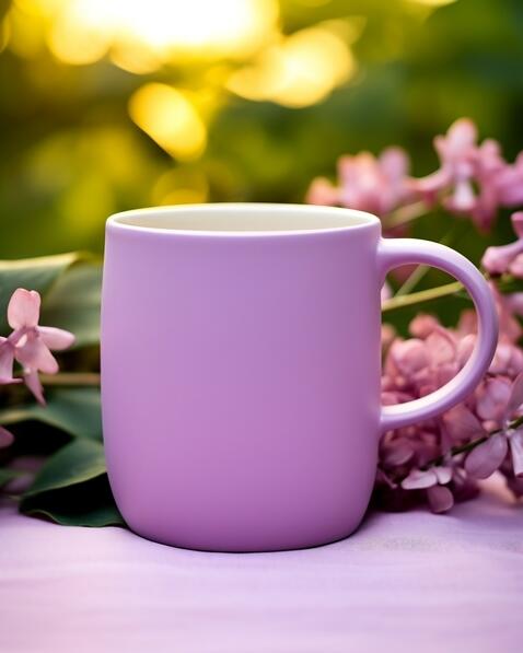 Download Pink Coffee Mug with Lilac Flowers Mockups Online - Creative ...