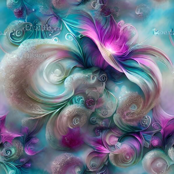 Download Abstract Floral Design with Swirls and Flowers Patterns Online ...
