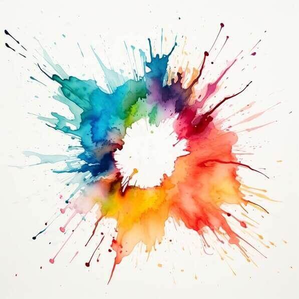 Download Colorful Watercolor Circular Splash Backgrounds Online ...