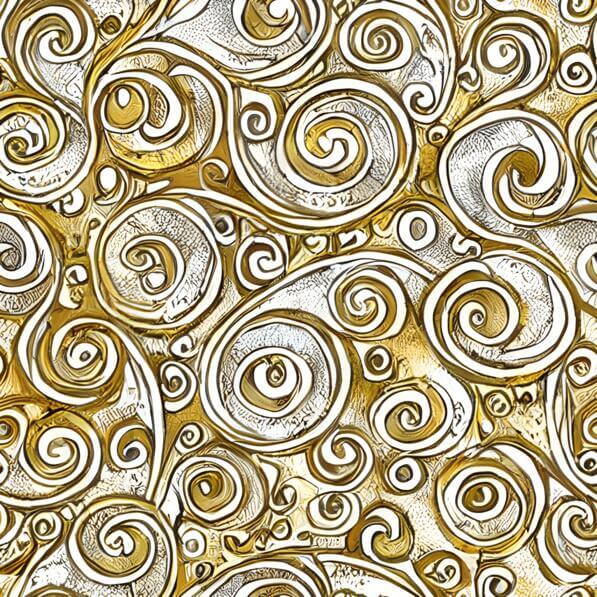 Download Gold and White Swirling Pattern Patterns Online - Creative Fabrica
