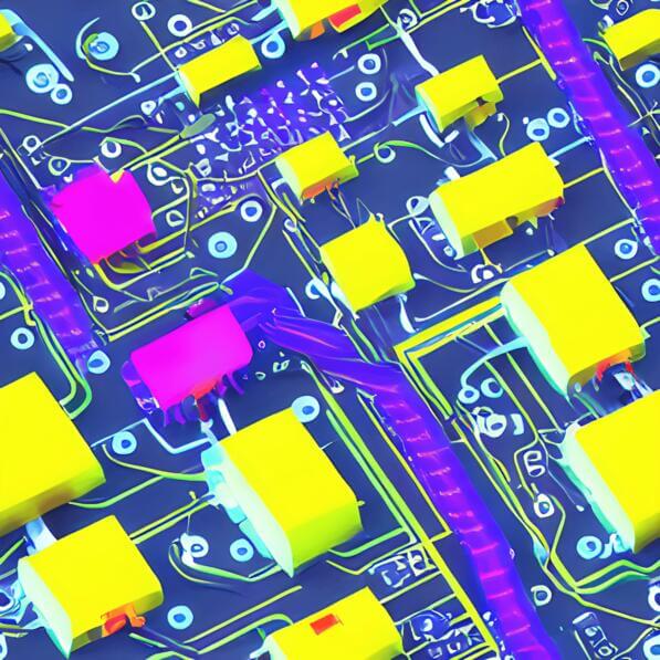 Download Close-up of Electronic Circuit Board with Colored Wires and ...
