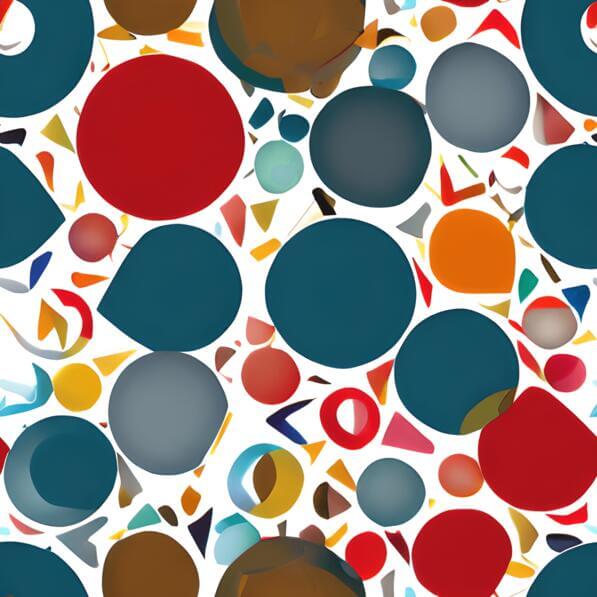 Download Colorful Abstract Pattern with Circles and Shapes Patterns ...