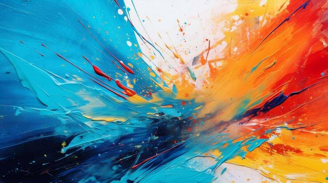 Download Vibrant and Colorful Abstract Painting Backgrounds Online ...