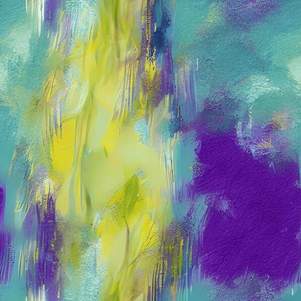 Download Vibrant Abstract Painting with Blue, Yellow, and Purple Colors ...