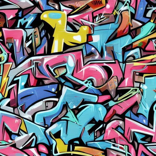Download Colorful Graffiti Wall with Eye-Catching Designs Patterns ...