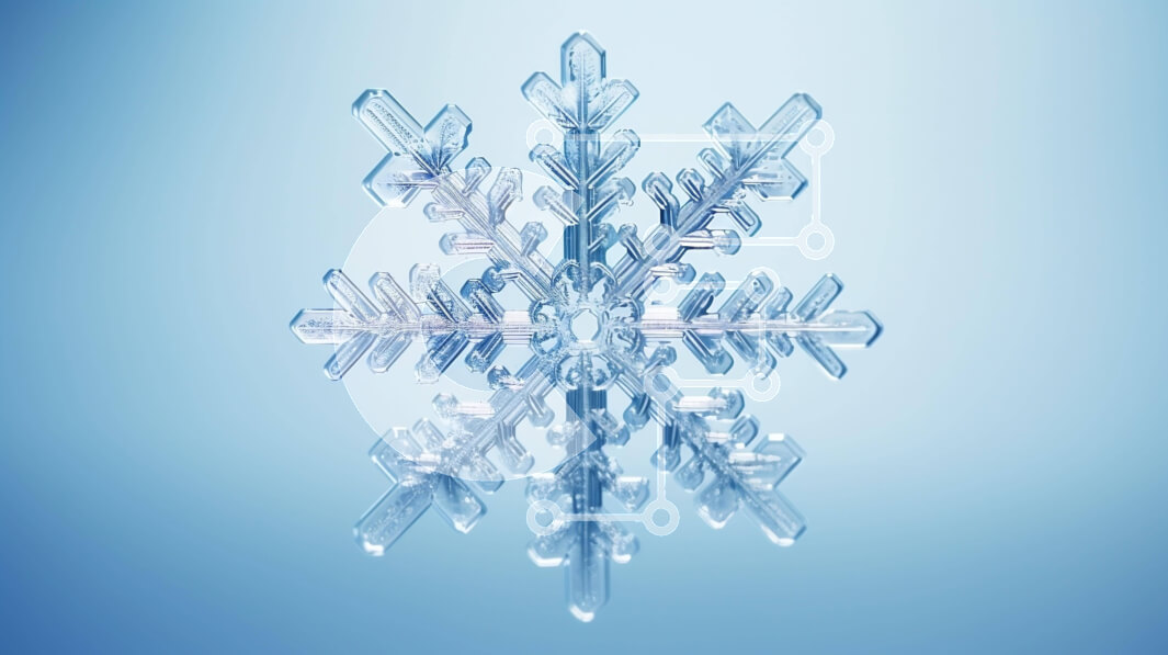 Download Floating Glass Snowflake Stockphotos Online - Creative Fabrica