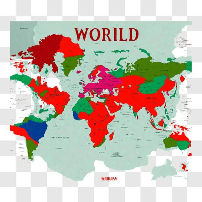 Download Interactive World Map Quiz Game PNGs Online - Creative Fabrica