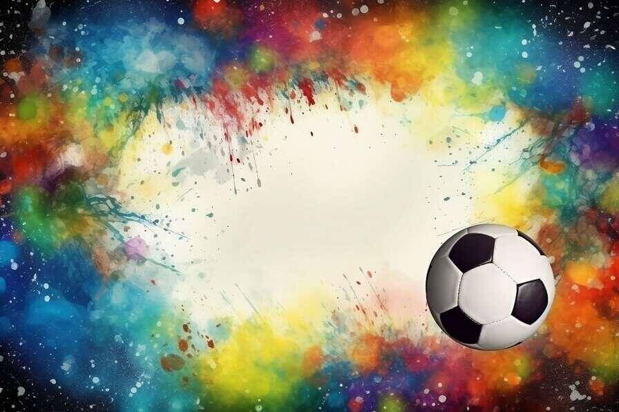 Download Colorful Soccer Ball Background Backgrounds Online - Creative ...