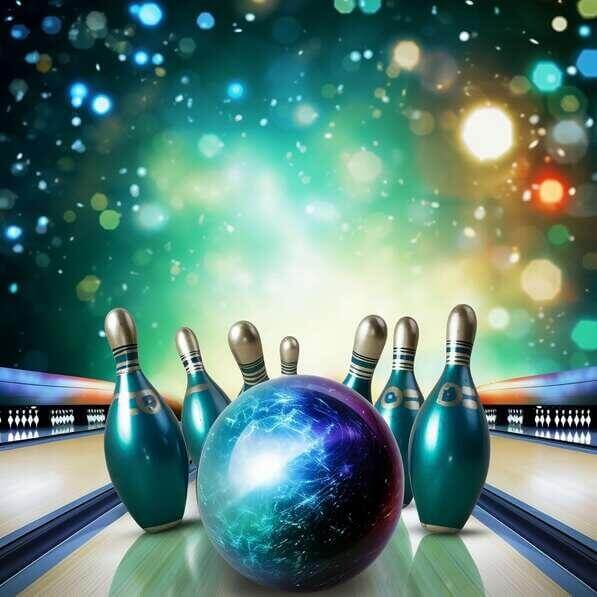 Download Bowling Strike on Abstract Background Backgrounds Online ...