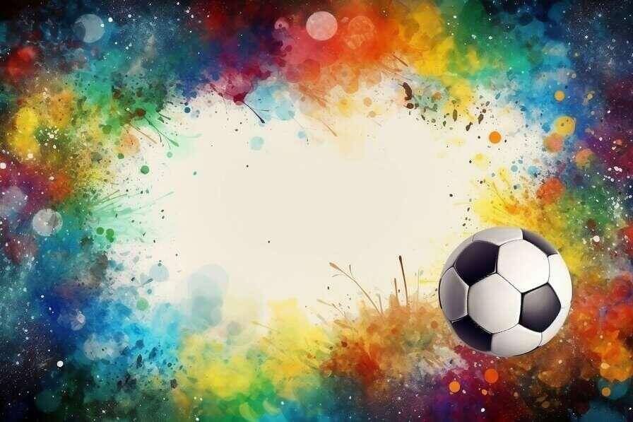 Download Colorful Soccer Ball Background Backgrounds Online - Creative ...