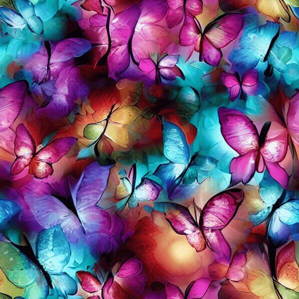 Download Colorful Butterfly Wallpaper with Abstract Patterns Patterns ...