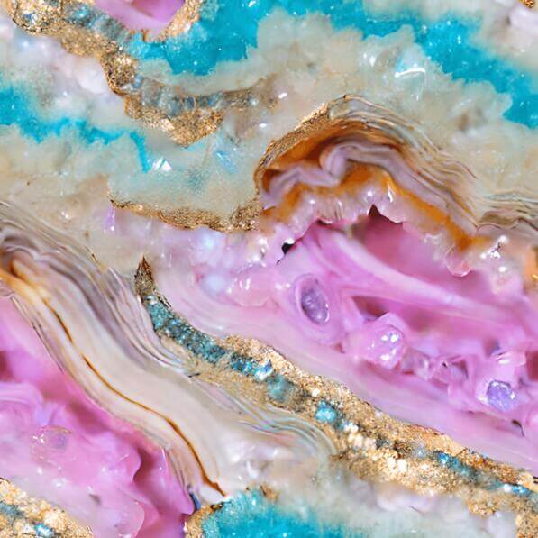 Download Close-up of a Pink, Blue, and Gold Natural Stone with ...