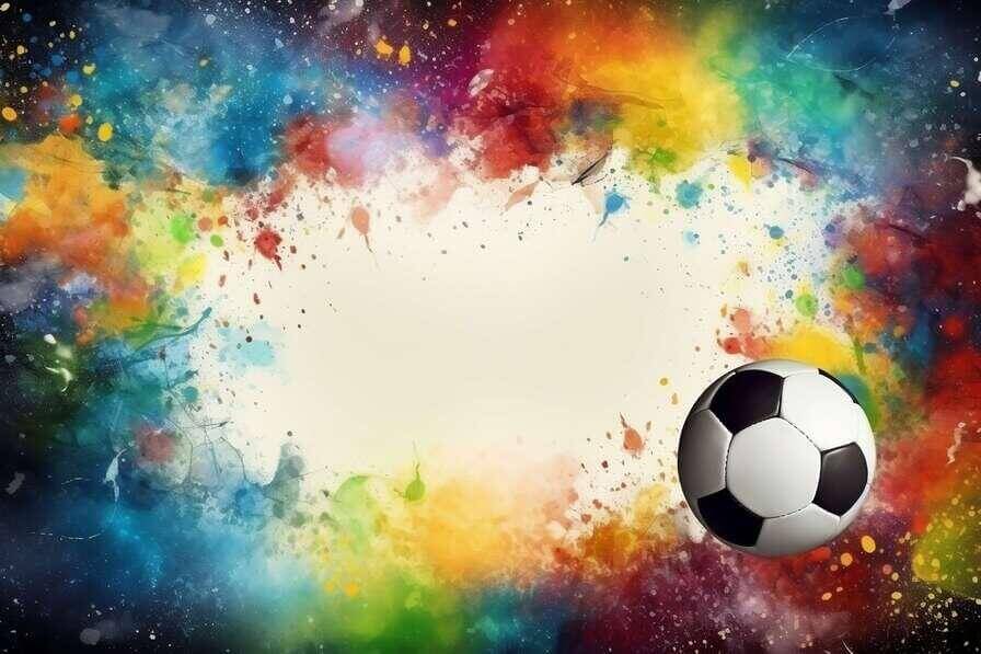 Download Colorful Soccer Ball Background Backgrounds Online - Creative ...