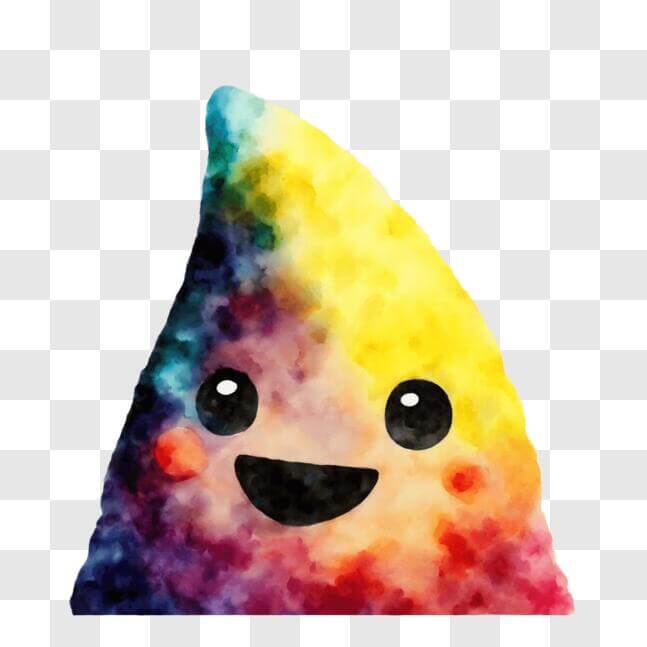 Download Colorful Triangle with Smiley Face - Abstract Stock Photo PNGs ...